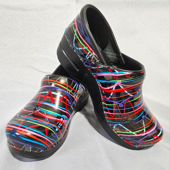 Dansko | Shoes | Dansko 36 Womens Professional Comfort Clogs Colorful ...